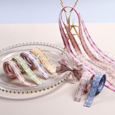 China Polyester Kant Jacquard Borduurlint voor DIY Strik Haaraccessoires Kleding Kraag Manchetten Broekrand Decoraties Te koop