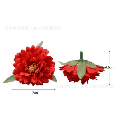 Cina Stile Forestale Simulato Fiore di Peonia Piccolo Fiore di Nozze Guida stradale per la parete Decorazione Fallace Fiore Scatola regalo fatta a mano fai da te Fiore di peonia di seta in vendita