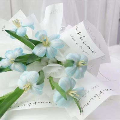 Cina Al dettaglio di carta minimalista, materiali di carta per imballaggi idrografici di fiori in stile InS per l'arte floreale del giorno di San Valentino e imballaggi di bouquet nei negozi di fiori in vendita