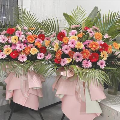 中国 花の包装紙,防水厚い花の包装紙,両面の2色韓国式花束,バラ素材,オヤ紙 販売のため