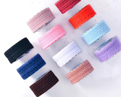 China Bloemen Verpakkingsmateriaal kant lint lint sneeuw gaas lint bloemen boeket voor handgemaakt DIY 2,5 cm breed Te koop