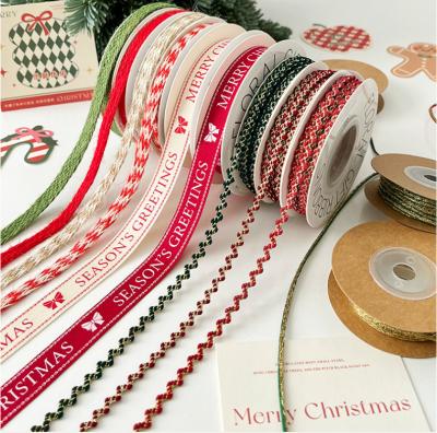 China Wintersneeuw Tijd Ribbon Flower Bundle Bow Tie Festival Atmosfeer Decoratie Handgemaakte DIY verpakkingsmaterialen Te koop