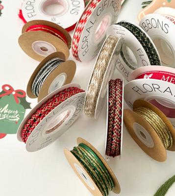 China Wintersneeuw Tijd Ribbon Flower Bundle Bow Tie Festival Atmosfeer Decoratie Handgemaakte DIY verpakkingsmaterialen Te koop