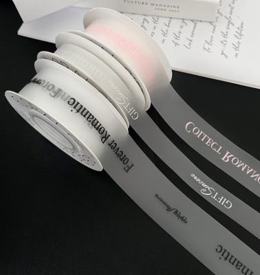 China DINGZHI Original Misty Transparent Ribbon Flower Ribbon Strap Floral Set Handgemaakt Geschenk van decoratieve materialen Te koop