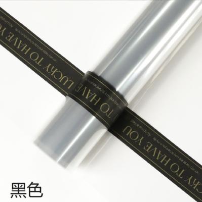 China Ins-stijl Eenvoudig Engels Cellofaan Verdikt Stofvrij Transparant Opp Film Papier Koreaanse Stijl Boeket Verpakkingspapier Materiaal Te koop