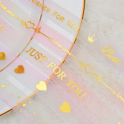 China Valentijnsdag en Kerstcadeau Decoratie Sneeuw Zijden Lint 520 in 9m/1.9cm voor Kleurvastheid Te koop