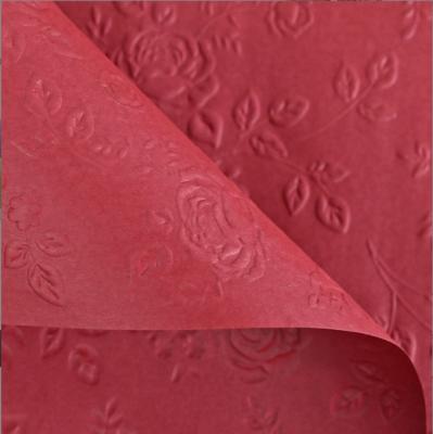 Cina Carta artistica con texture goffrata, elegante e resistente, in molti colori per l'imballaggio floreale in vendita
