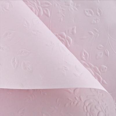 Cina Carta artistica con texture goffrata, elegante e resistente, in molti colori per l'imballaggio floreale in vendita
