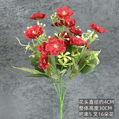 Cina Simulazione di fiori perla crisantemo fascio piccola margherita matrimonio Decorazione domestica transfrontaliera Ornamento floreale finto Arredamento all'ingrosso in vendita