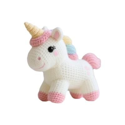 China Cute Hot Sale Animal Knitting Doll Customized Animal Crochet Knitted Toys for Babies Custom Handmade Knitted Doll for sale