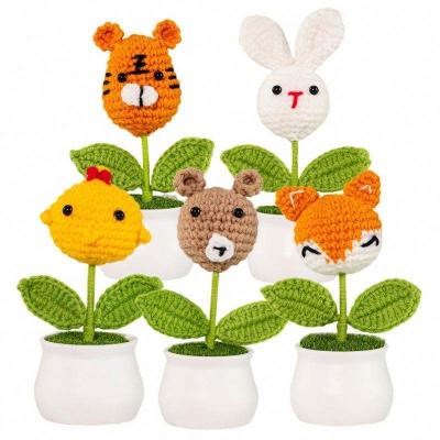 China Adorable Crochet Stuffed Animal Soft Dolls Cute Cartoon Amigurumi Toys DIY Sewing & Weaving Toys Toysrunner All Ages for sale