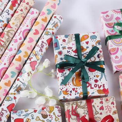 Cina stampa a getto di inchiostro di carta 60gsm OEM/ODM del rotolo dell'involucro di regalo 30sqft disponibile in vendita