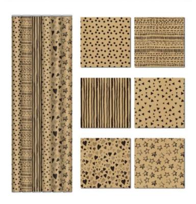 Cina 80gsm ha stampato il rotolo di carta d'imballaggio Matte Surface Finished dell'involucro di regalo dello strato in vendita