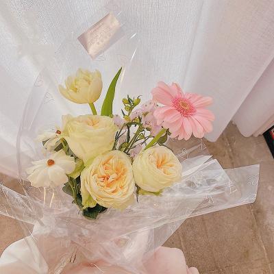 China Duidelijke OPP-Bloemist Cellophane Wrap Roll 58cm*58cm Bloemist Clear Wrapping Paper Te koop