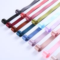 Cina Doppio nastro parteggiato a 1 pollici del raso delle iarde del nastro 25mmX50 dell'involucro di regalo del Grosgrain in vendita