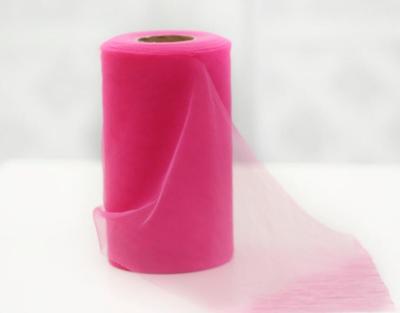 Cina Organza Tulle Rolls di scintillio della decorazione di nozze 6 x 100 yarde Tulle Rolls in vendita