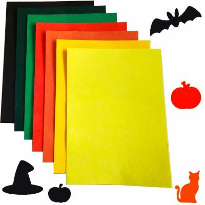 China Kleurrijke DIY vond Bladen160gsm Polyester Niet-geweven 1mm Stof voelde Te koop
