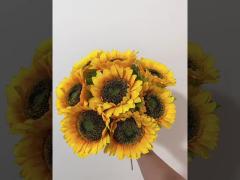 Sonnenblumen künstliche Blume, Sonnenblumenhaus, Hotel Wohnzimmer Dekoration, Blumenstrauß