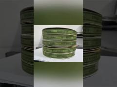 Emballage de cadeau vert militaire ruban lettre ruban boîte cadeau ruban fleur sangle de cuisson ruban de 1,5 cm en gros