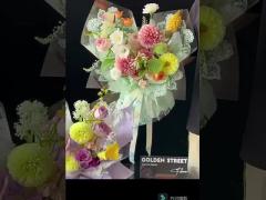花の愛,人民の日,小さな蕾,セルロファン,蕾の縁,ウォーターバッグ,花の紙,花屋さん,人気の花束の包装材料