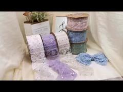 Koreaanse stijl high-end visman kant lint 7cm haar accessoire met high-end gevoel doe-het-zelf lint half afgewerkte vlinder bind een lint