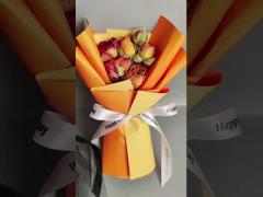 INS Style Creative Mini Bouquet Natural Red Roses Dried Flowers Wedding Festival Gift 520 Love Peopl