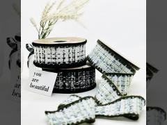 Polyester Classic Kleine geurige schelp Patroon Harige rand Gordel Dubbelzijdige zijde Gordel Ideaal voor kleding Accessoires