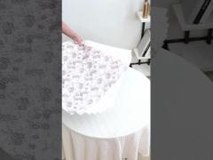 꽃가루 포장 찌꺼기 포장용 종이 3D 면화 키 페이퍼 스타 리버 로즈 러브 플로어 포장 종이