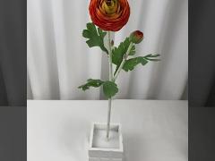 Tecido de escombros com 2 cabeças, buquê de flores de lótus, decoração de casamento, decoração de casa, flores artificiais, guia de estrada rural, decoração de arranjos florais, flores falsas