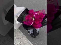 한국식 아침 안개 롤, 단색 종이, 피부 느낌과 함께 매트 필름, 방수 꽃 포장 종이, 꽃 미술 포장 종이 도매