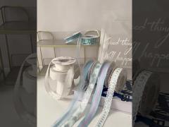 신제품: 리본, 사틴 리본, 신선한 꽃꽃차례, 무늬, 장식용 스트랩, 꽃 조리, 수작업 DIY 포장재