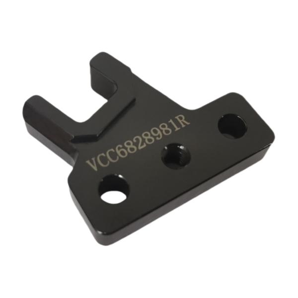 Quality High Precision 6061-T6 CNC Machined Aerospace Parts With Black Anodized Finish for sale