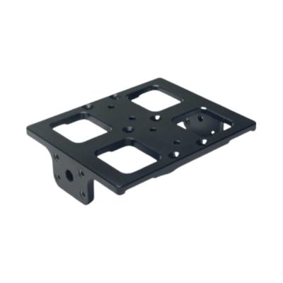 China Electronic Enclosure CNC Machined Aluminum Parts With Black Anodized Finish for sale