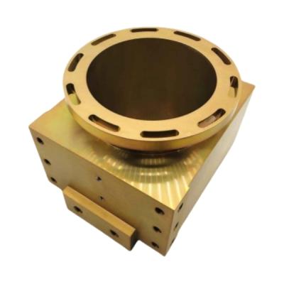 China Gold Plating CNC Milling And Turning Services For Beryllium Copper BeCu Components for sale