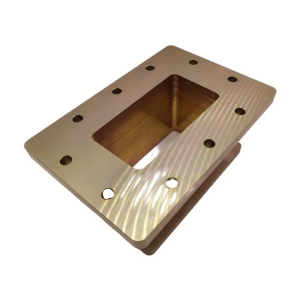 Quality Copper Alloy Precision CNC Machined Parts Electrolytic Polishing For Vacuum for sale