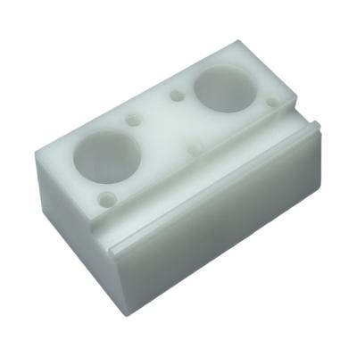 China White PTFE Mini Hydraulic Manifold Block For Chemical Resistant Systems With 6MPa Pressure Rating for sale