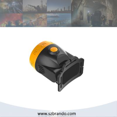 China BRANDO 4000Lux LED miners safety lamp for sale, ip67 led miner headlamp, Lightweight 170g for sale