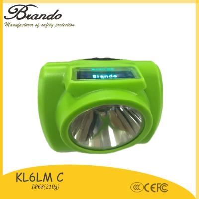 China KL6-C anti-explosion LED cordless underground mining headlamps with LOGO Display for sale
