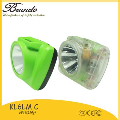China NEW Brightness 13000LUX cordless led mining cap lamp with Safety Starp for sale