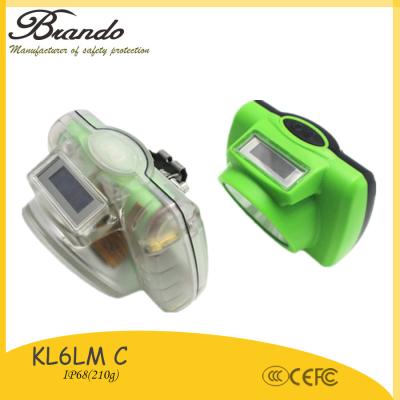 China BRANDO KL6-C stronger light penetration explosion proof miners headlamp msha miner lamp for sale