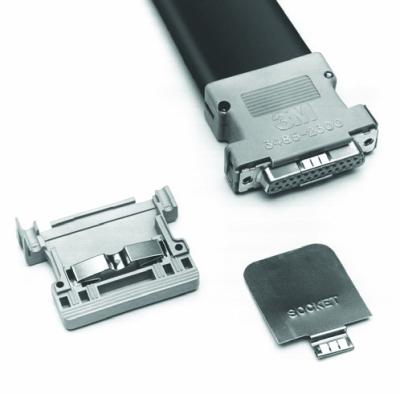 China Durable shielded flat cable EMI junction shell featuring 3M 3357-5137 for EMI and ESD protection for sale