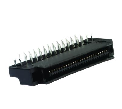 China Through hole 3M P50-034S-RR1-EA connector with glass filled nylon insulator and gold plated contacts for sale