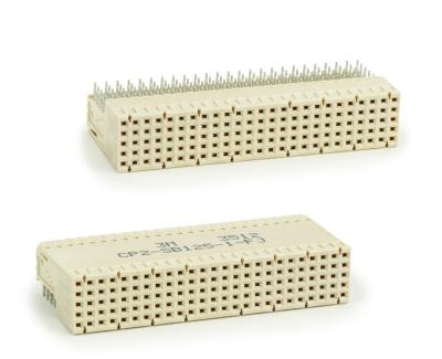 China High density press fit socket 3M CP2 SB095 G1 KR right angle 2 mm grid spacing copper alloy contacts for sale