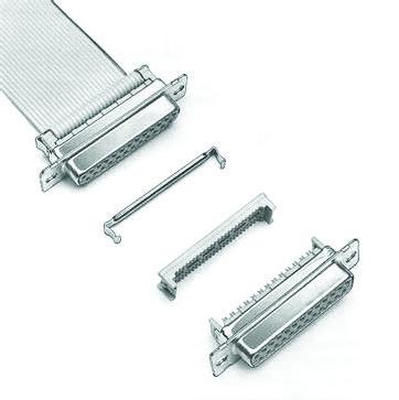 China industrial d sub socket connector 3M 8337-6009 with preassembled open cover and stainless steel strain relief for sale