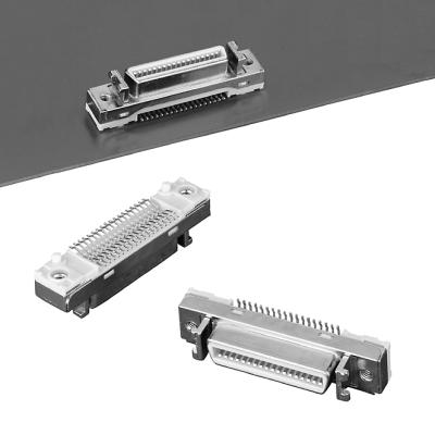 China Shielded Mini D Ribbon Connector 3M 10226-2210PE-TE IEEE 1284C Interface with Interface Latch Design for sale