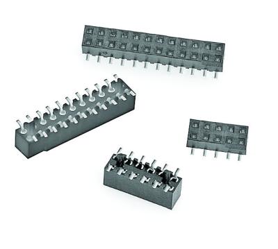 China High temperature resistant 3M 150220-2020-RB boardmount socket with glass filled insulator materials for sale