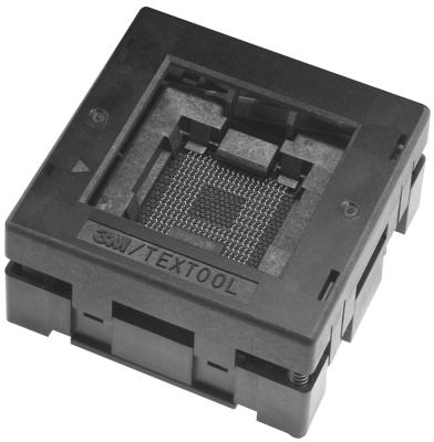 China Open top BGA sockets 3M 7100148803 with excellent airflow and wide package thickness accommodation for sale