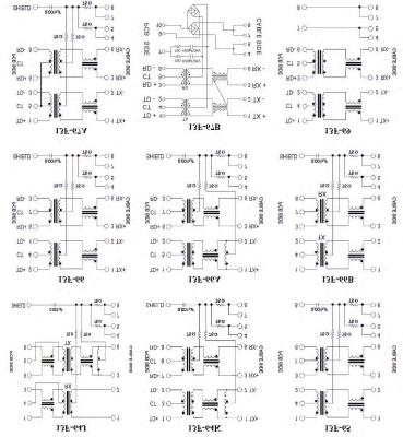 China Durable ABRACON ARJ11B-MASAU-LU2 RJ45 10 100 Base-T Jack suitable for CAT 5 and CAT 6 Ethernet cables for sale
