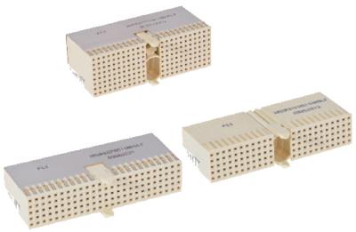 China Right Angle Receptacle Connectors Millipacs 2mm Hard Metric Series Featuring Amphenol HM2R21PA5100N9LF for PCB Connections for sale
