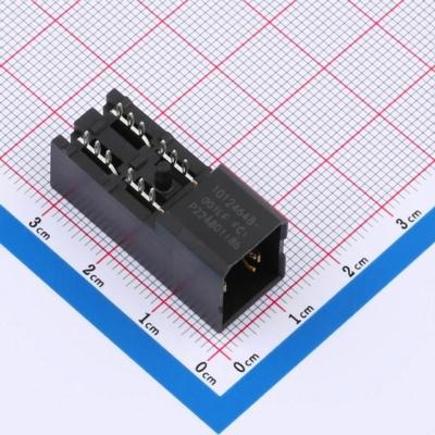 China Connector Amphenol 10124648-001LF released product featuring revision C for industrial electronics for sale